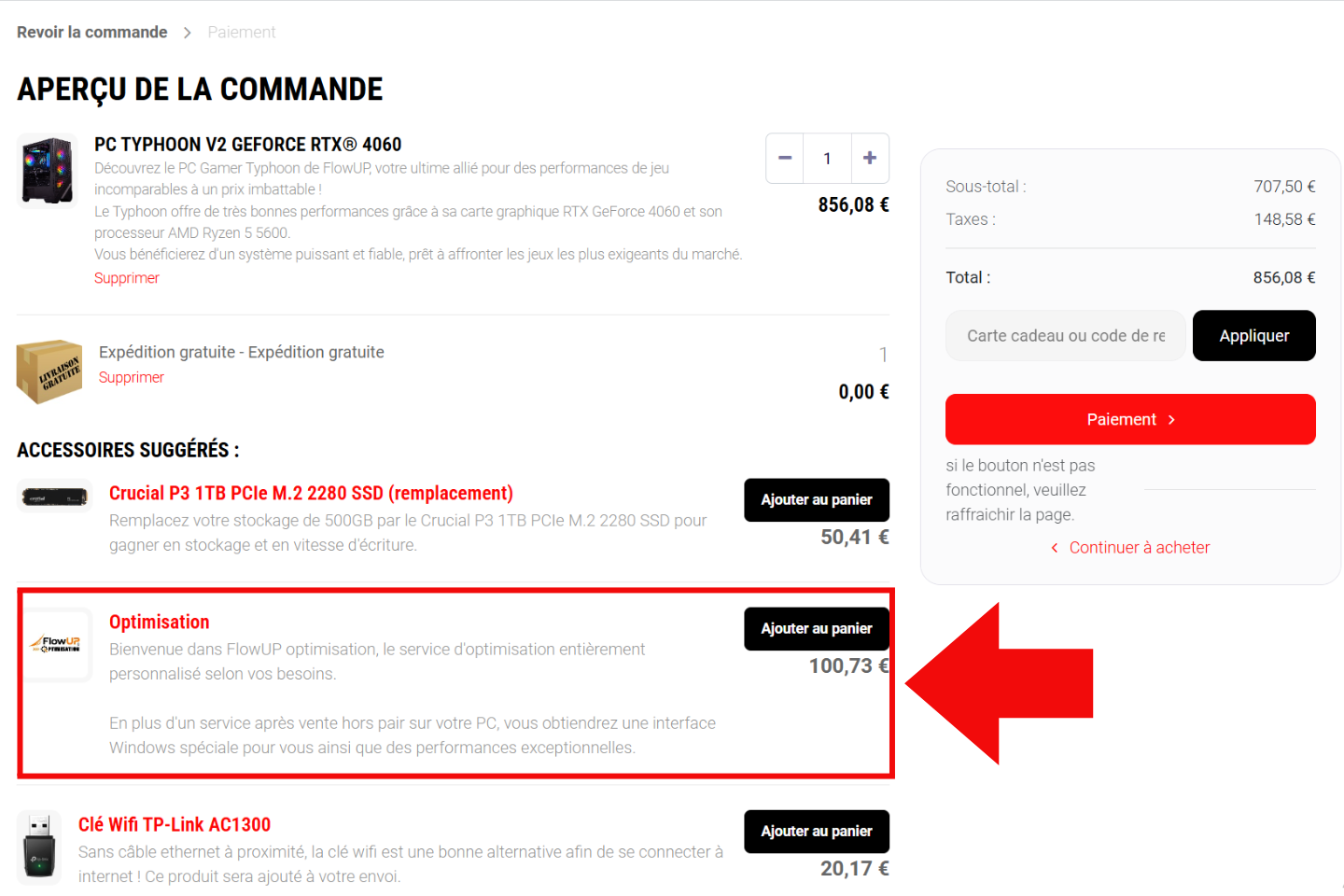FlowUP Optimisation PC
